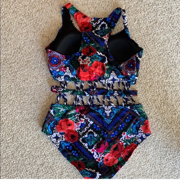 Swim | One Piece Swimsuit With Cutouts | Poshmark